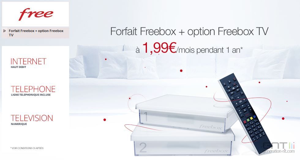 Free brade la Freebox Crystal