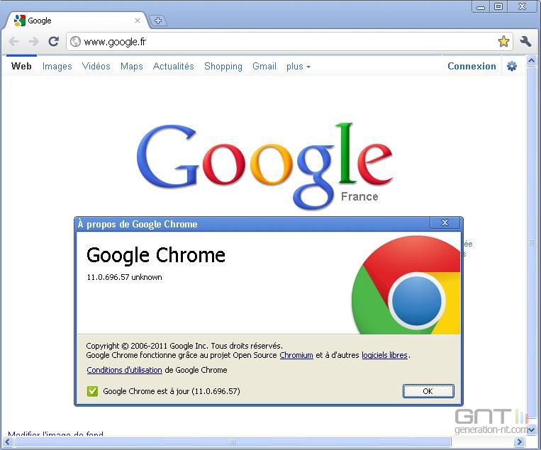 Google Chrome 11 en version finale