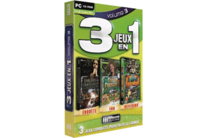 3 jeux en 1 Vol 3 : un pack de jeux divertissants