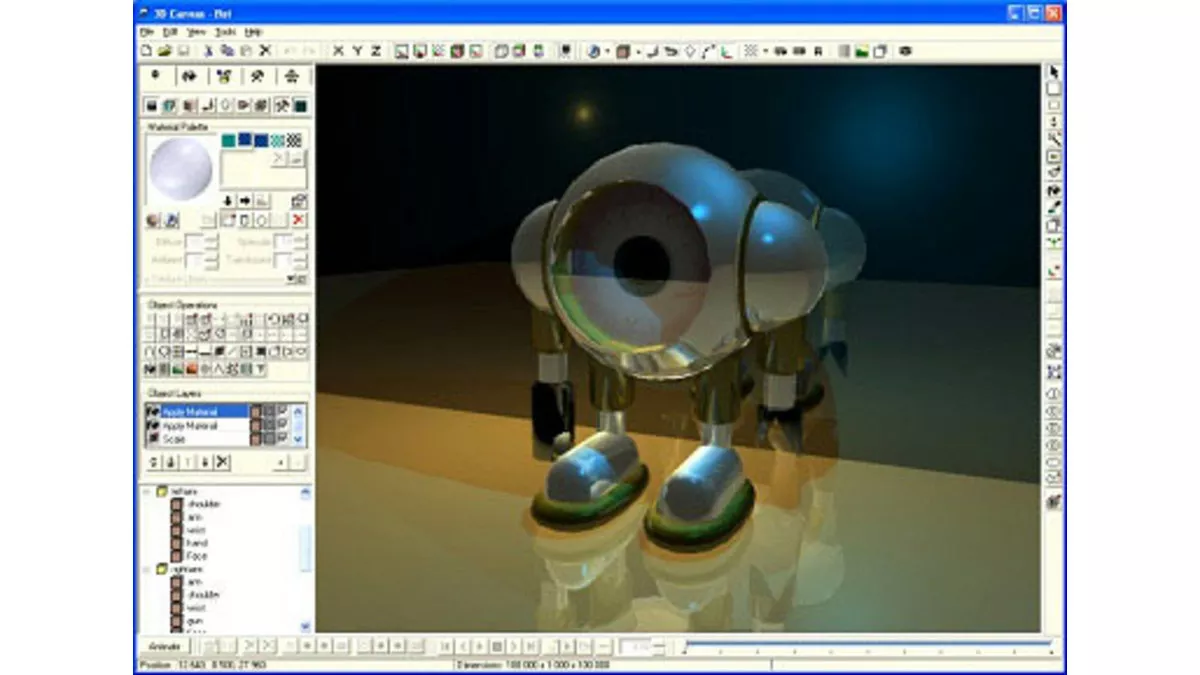3D Canvas : réaliser des images de synthèse en trois dimensions