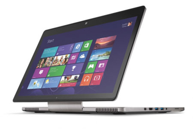 Aspire R7 : Acer présente son hybride tablette / portable à écran suspendu