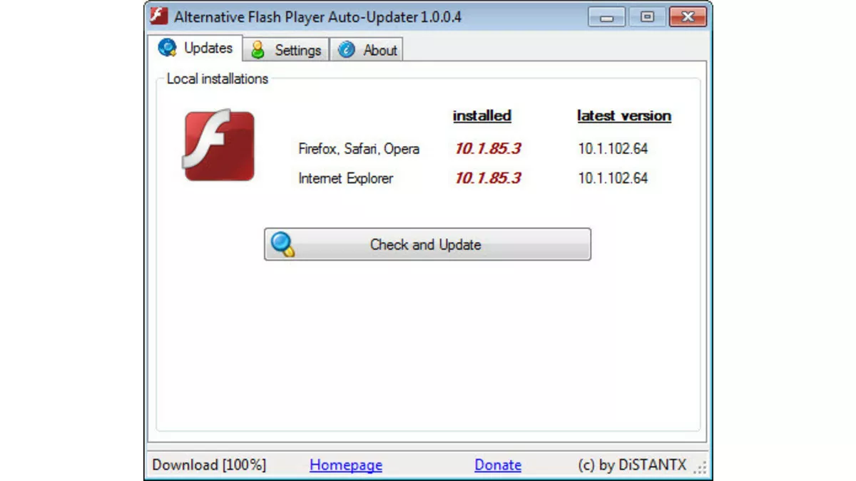 Alternative Flash Player Auto-Updater : tenir à jour votre lecteur flash