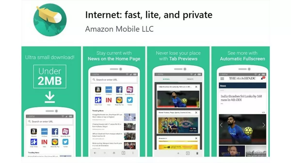 Amazon lance "Internet" son propre navigateur ultra léger