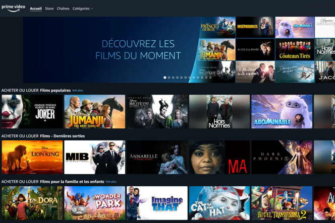 Prime Video : Amazon propose l'achat et la location de films