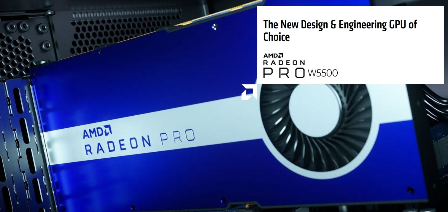 AMD Radeon Pro W5500 / W5500M : la carte graphique pour station de travail