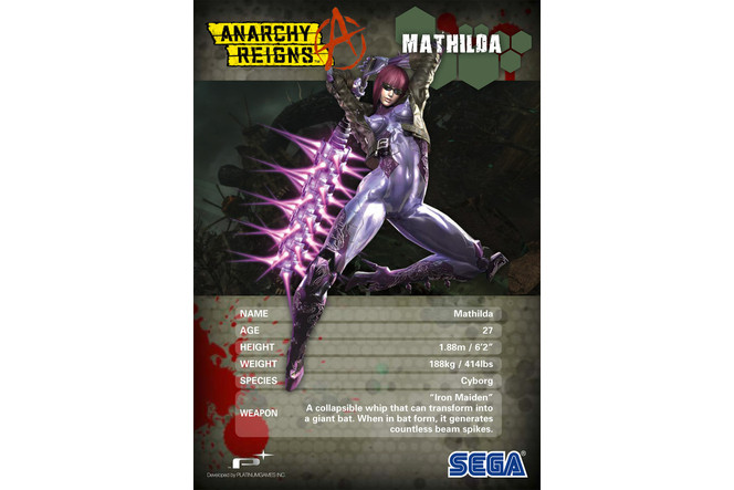Anarchy Reigns : nouveau perso en vidéo et images