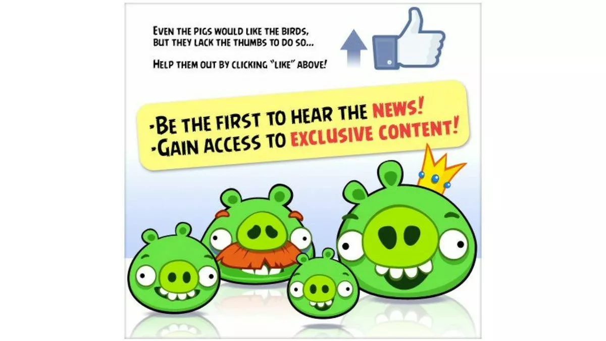 Angry Birds prochainement sur Facebook