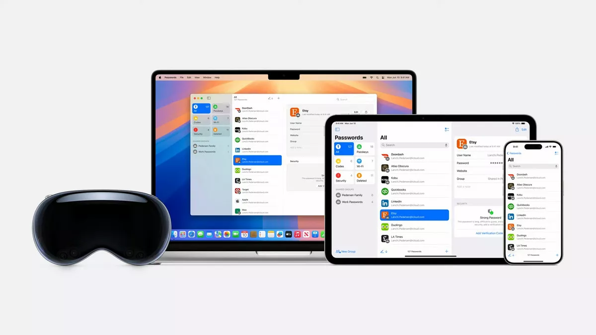 Apple a une nouvelle application de mots de passe