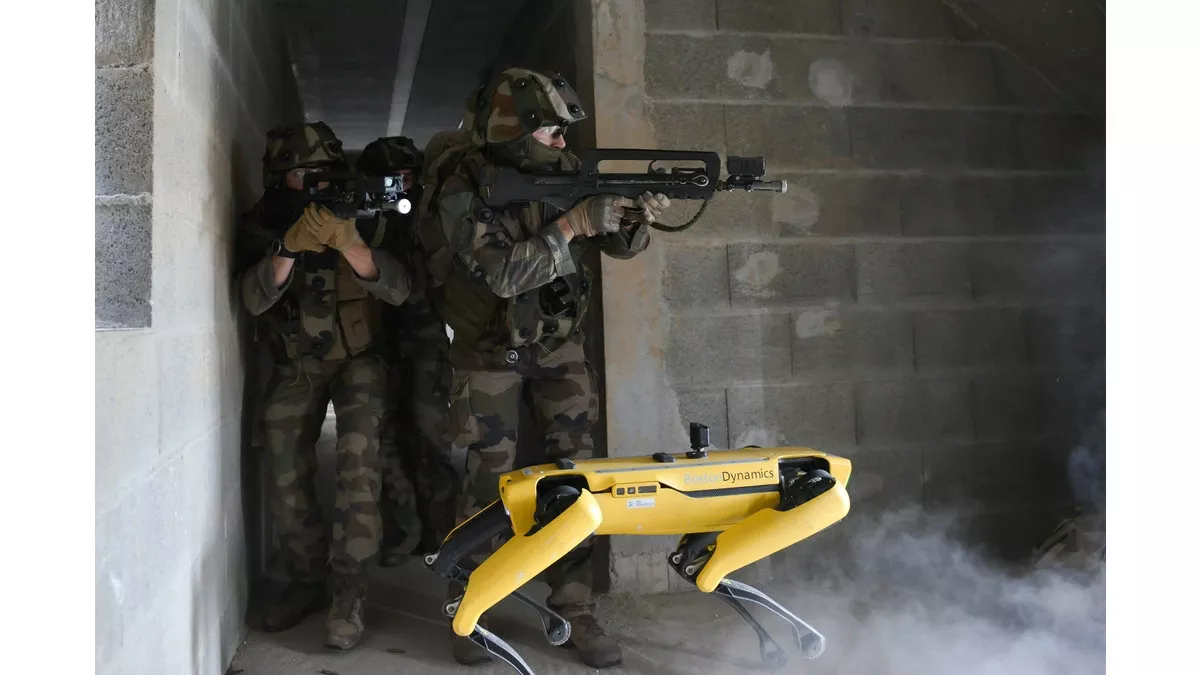 L'armée Française teste le robot Spot de Boston Dynamics