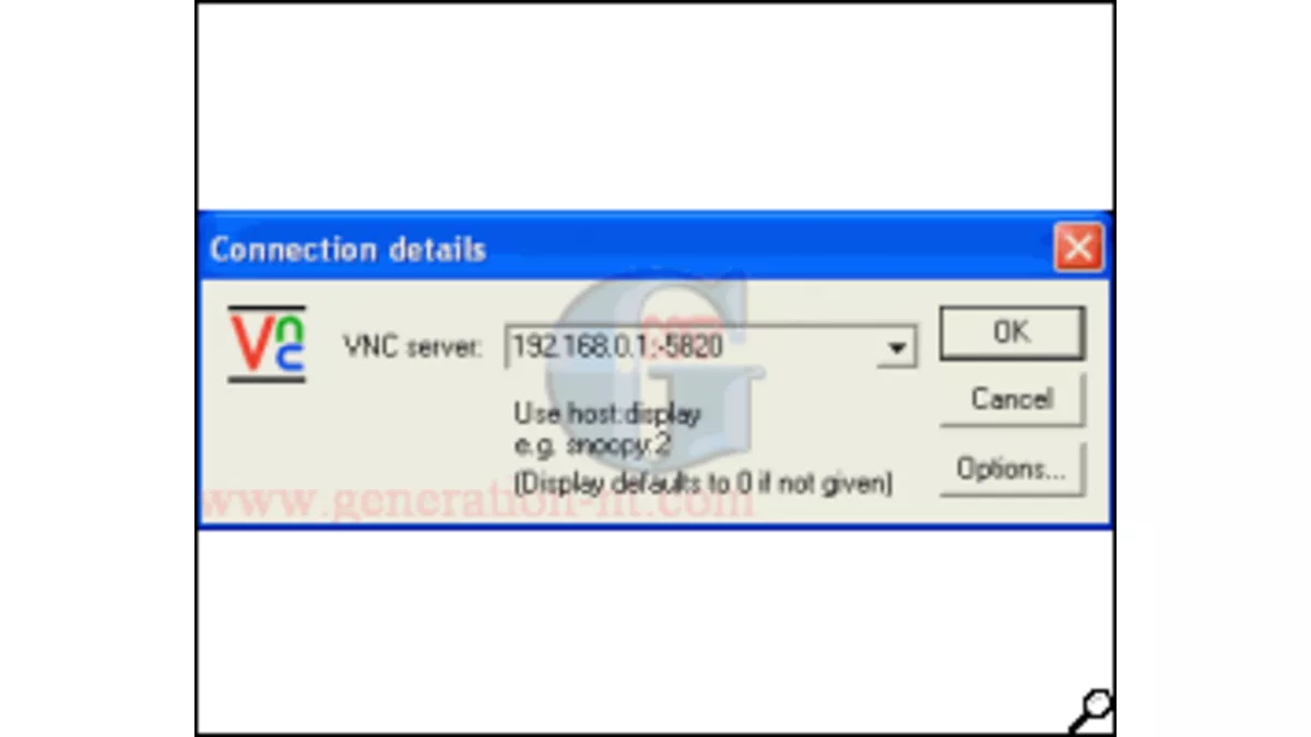 Changer le port par défaut d'un serveur VNC
