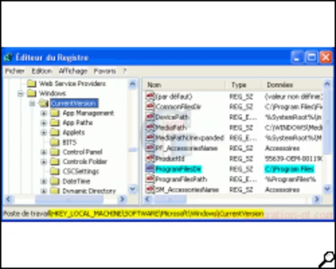 Modifier le chemin d'installation par défaut des programmes