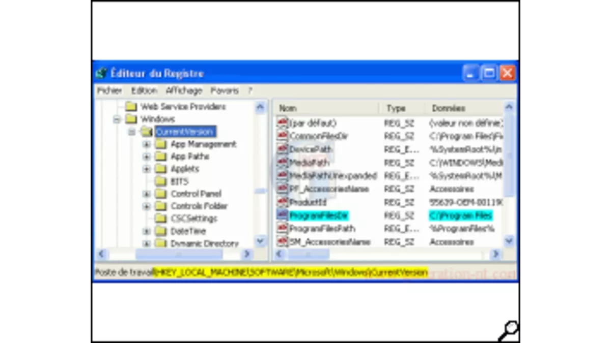 Modifier le chemin d'installation par défaut des programmes