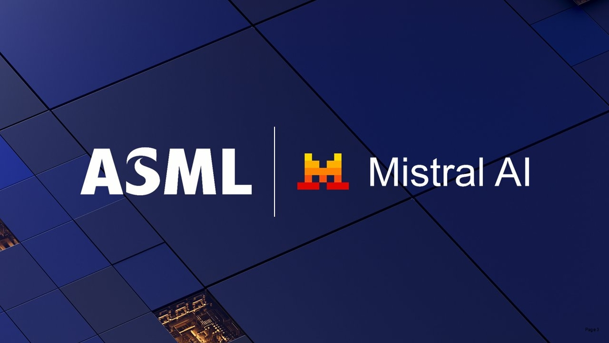 ASML officialise son partenariat majeur avec Mistral AI