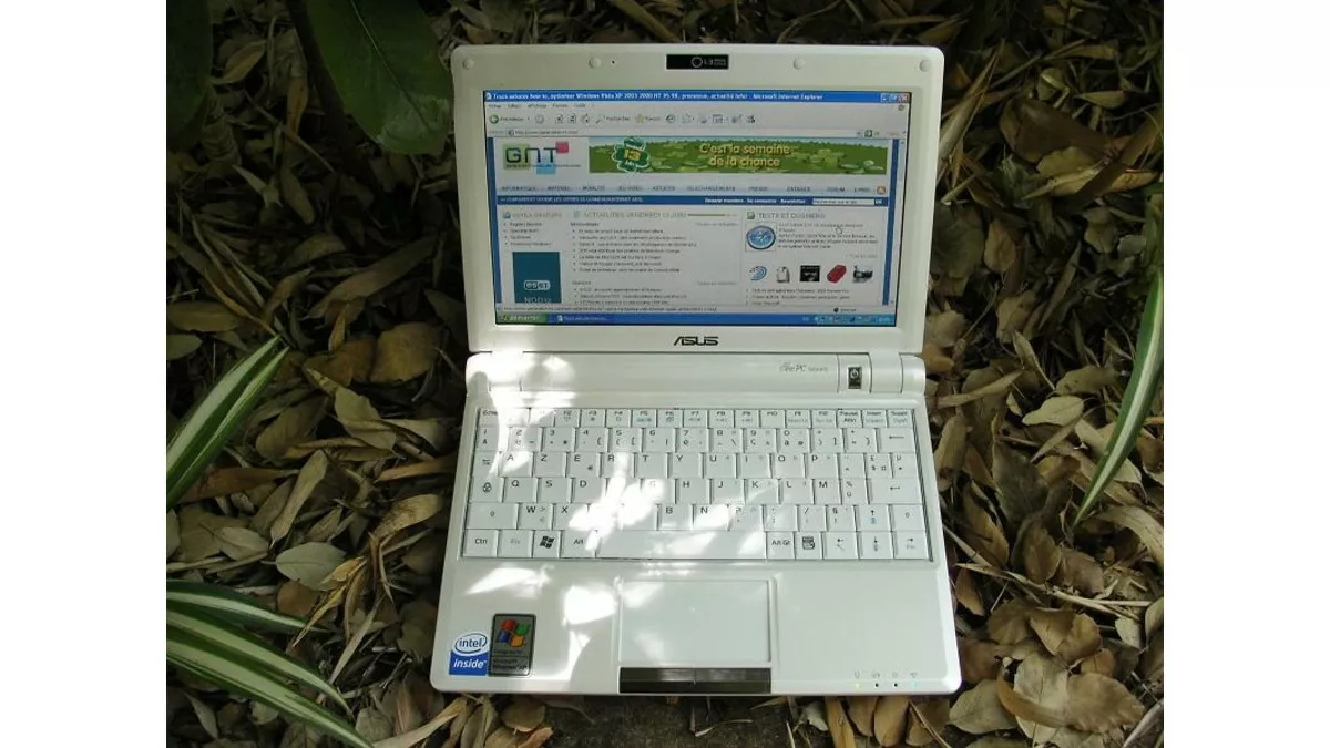 Présentation Asus Eee PC 900 version Windows XP