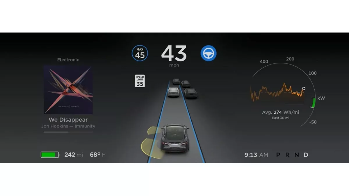 Tesla : pas d'eye-tracking pour l'Autopilot car "inefficace"