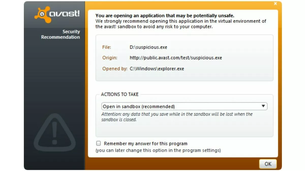 avast! 6.0 : sandbox pour tout le monde