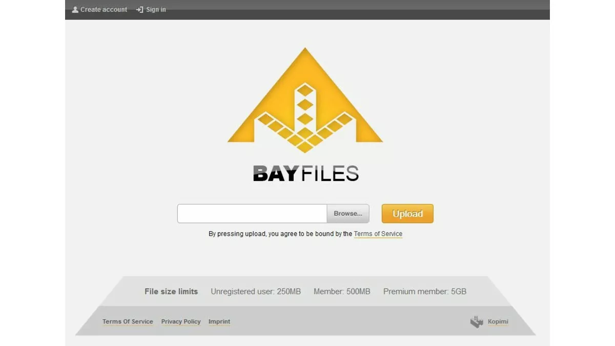 BayFiles : MegaUpload par des anciens de The Pirate Bay