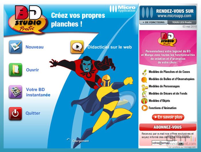 BD Studio Pratic : créer facilement ses propres bandes dessinées