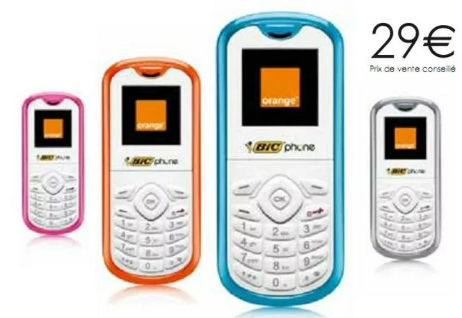 Bic Phone : nouveau modèle, toujours avec Orange