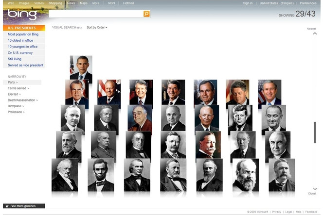Bing : une fonctionnalité Visual Search à l'essai