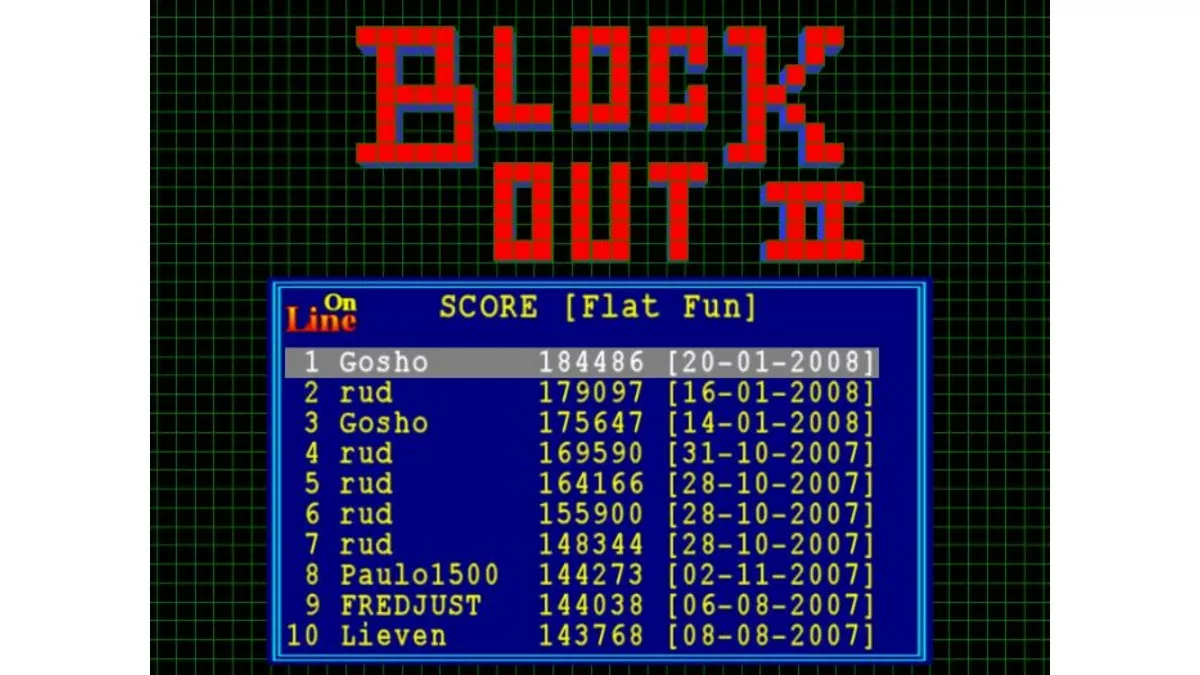 Blockout II : un Tetris 3D