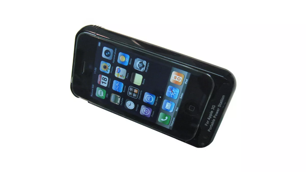 Powermate : étui et batterie 2200 mAh intégrée pour iPhone