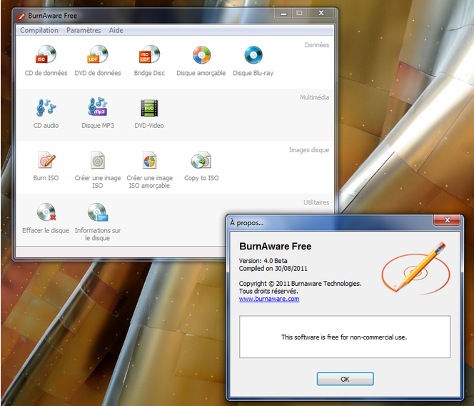 BurnAware : l'outil de gravure gratuit en version 4.0