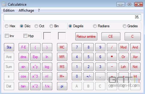 Effectuer des calculs avec parenthèses avec la calculatrice