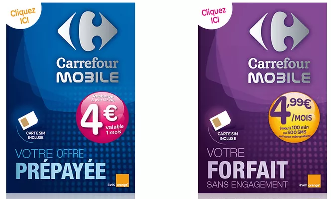 Carrefour Mobile : nouvelles offres dévoilées