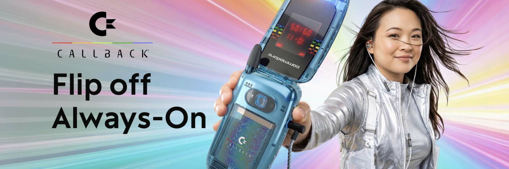 Commodore lance le Callback, un téléphone à clapet qui bloque les ...