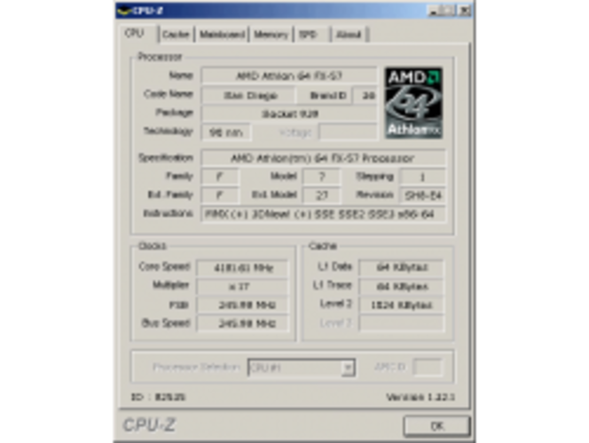 CPU-Z disponible en version 1.37