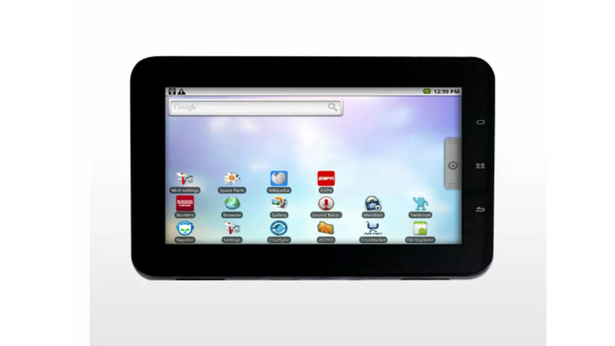Cruz Tablet : tablette tactile 7 pouces sous Android