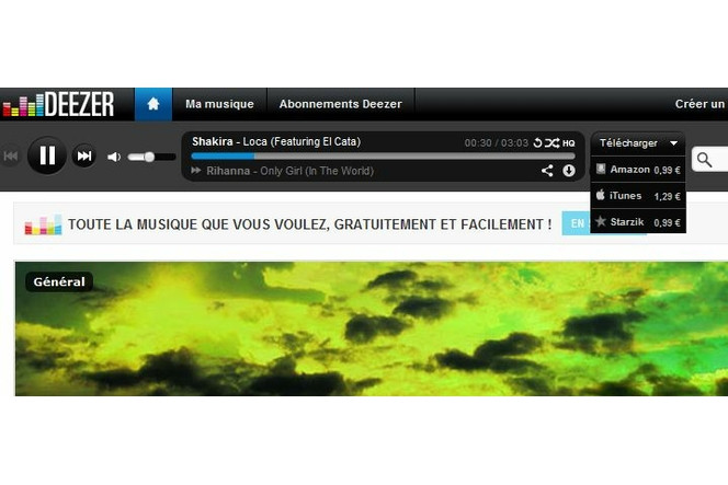Deezer : iTunes n'est plus seul pour l'achat