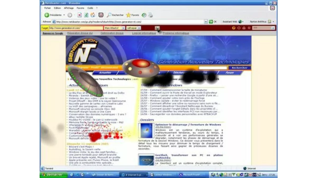 Netdisaster, pour détruire un site web