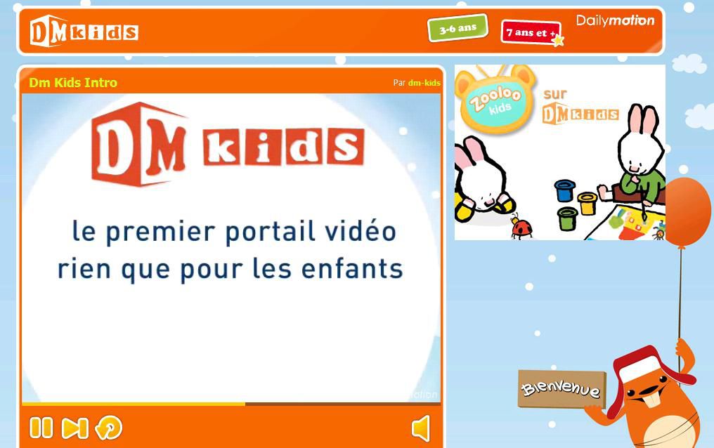 DM Kids : un Dailymotion pour les enfants