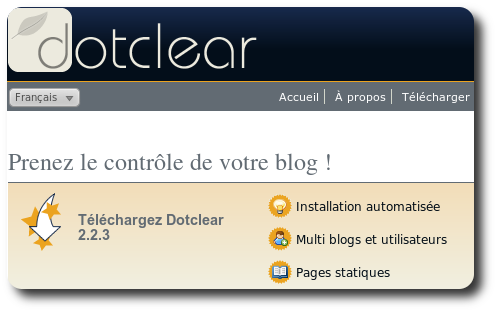 DotClear : administrer un blog facilement