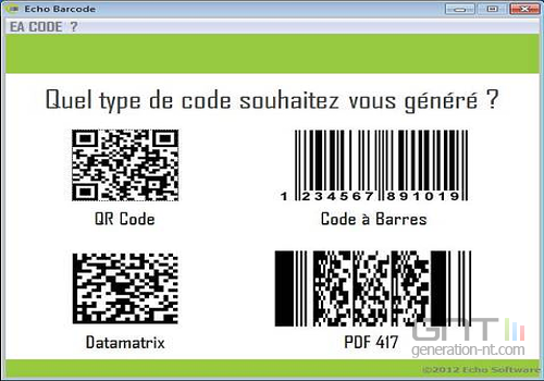 Eacode : générer ses propres codes barres