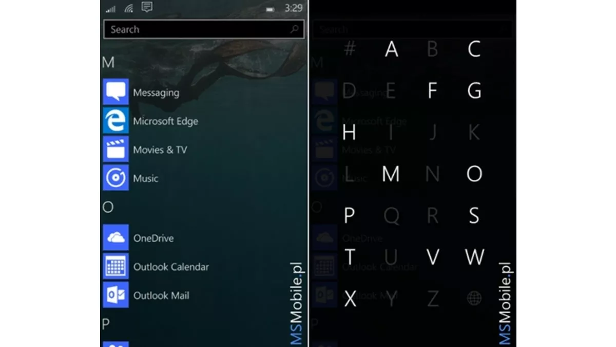 Windows 10 : Le navigateur Edge s'affiche sur mobile