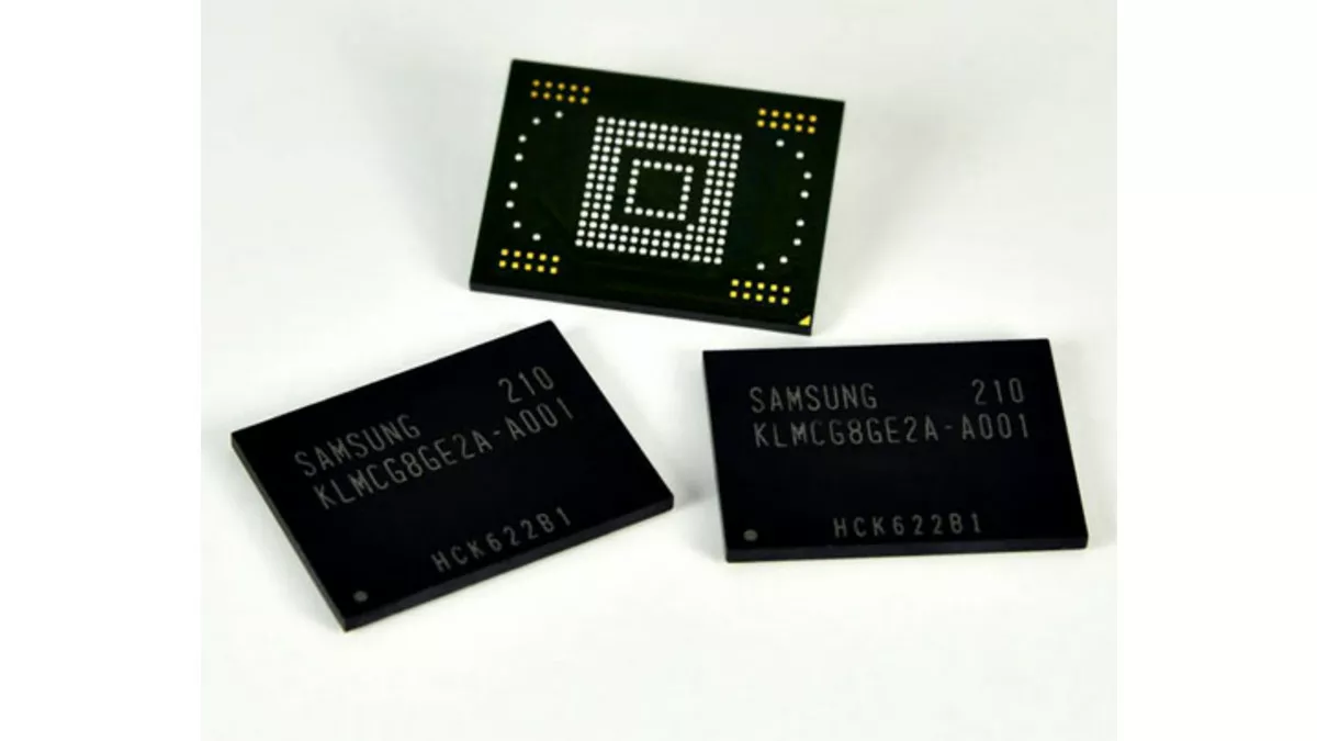 Mémoire flash eMMC ultra rapide de Samsung en production
