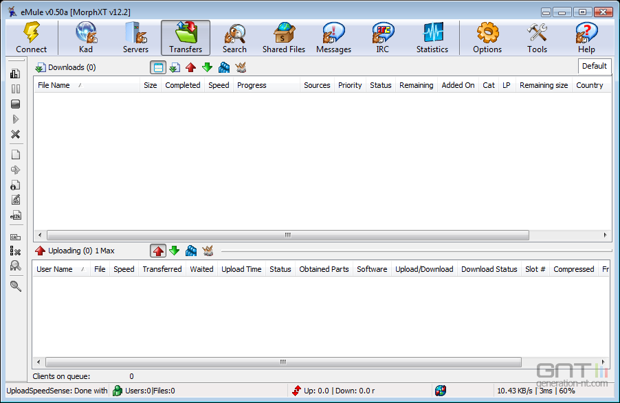 eMule Morph : profiter de téléchargements en peer to peer