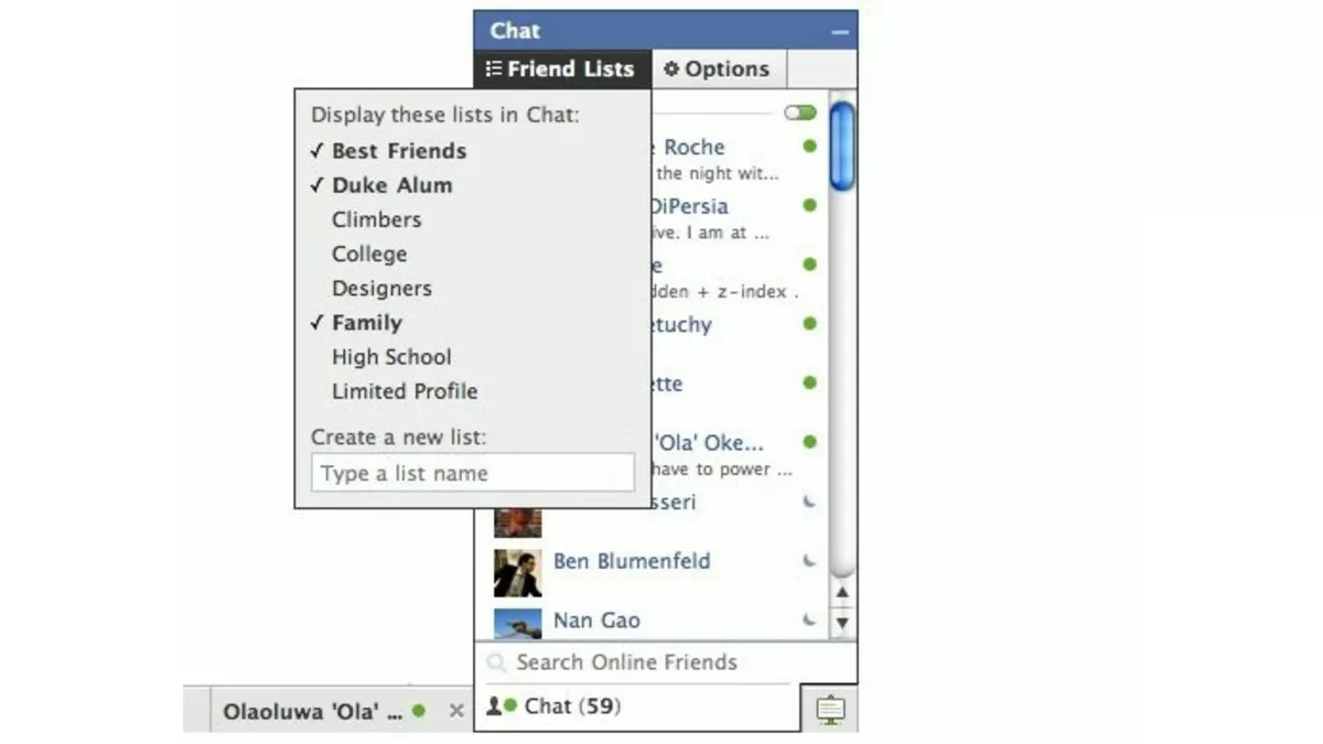 Facebook Chat : le support Jabber/XMPP