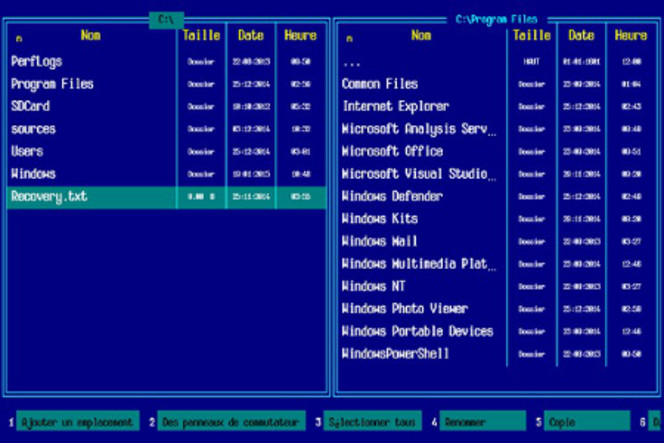 Nostalgie : un clone de XTree pour Windows 8.1