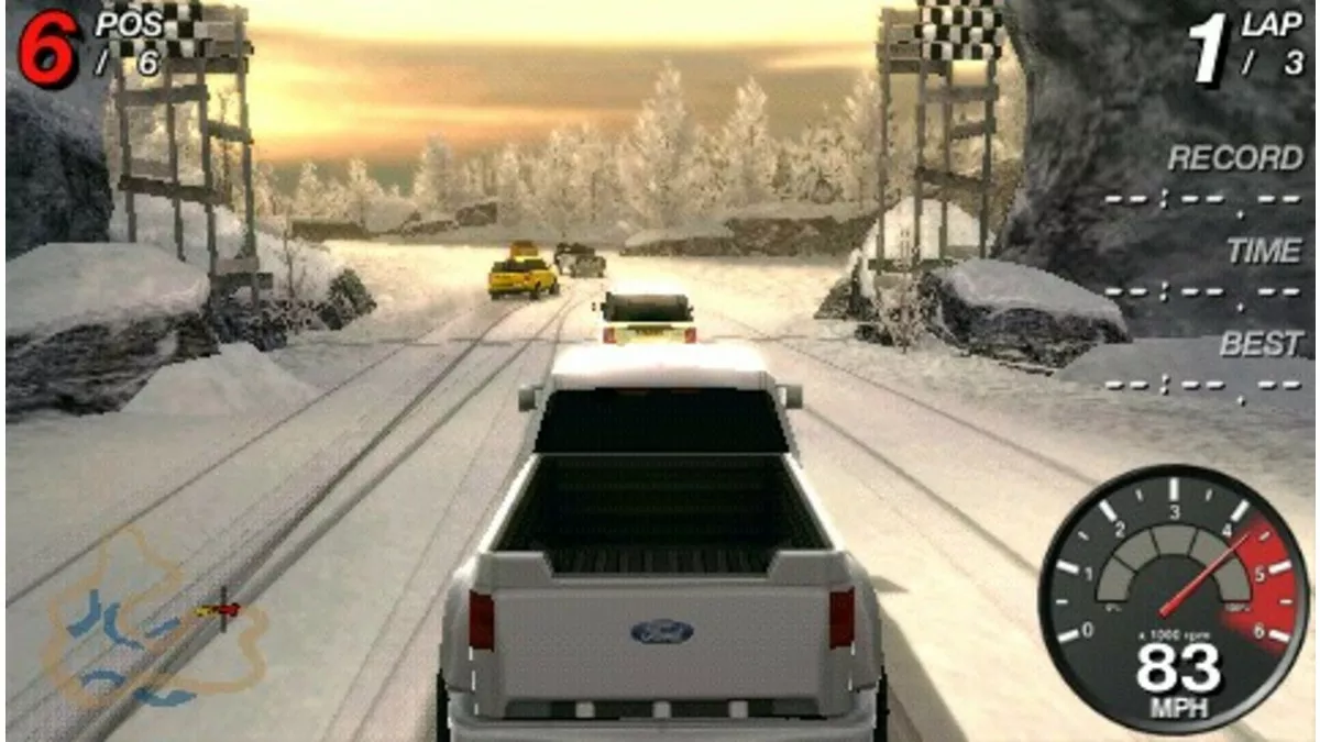 Ford Racing Off Road : la PSP prend l’air