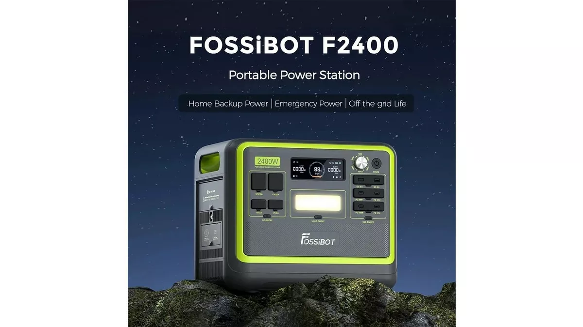La station d'énergie FOSSiBOT F2400 à moins de 1100 €, mais aussi le ...