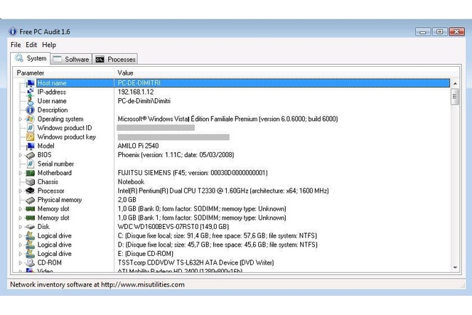 Free PC Audit : pour tout savoir sur votre ordinateur