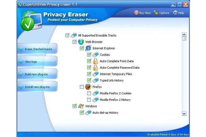 Free Privacy Eraser : éradiquer l’historique de son PC