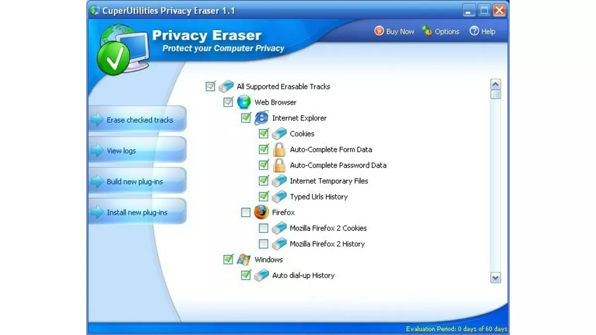 Free Privacy Eraser : éradiquer l’historique de son PC