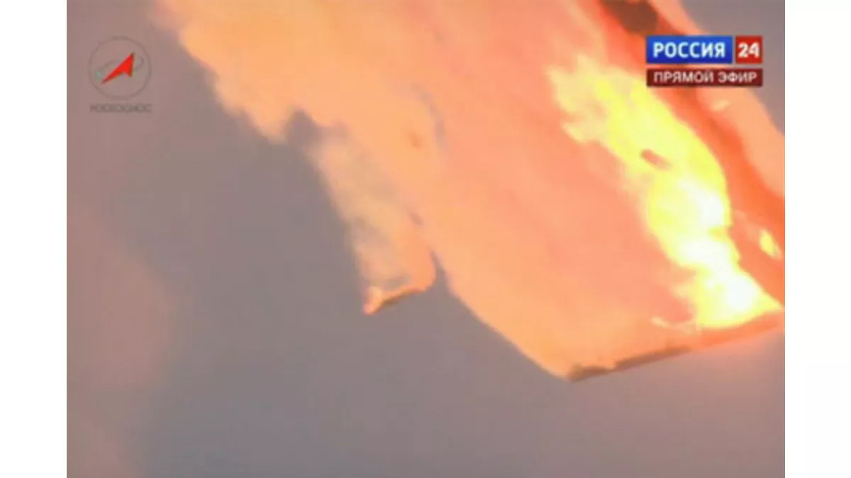 Vidéo : Une fusée russe s'écrase quelques secondes après son décollage ...