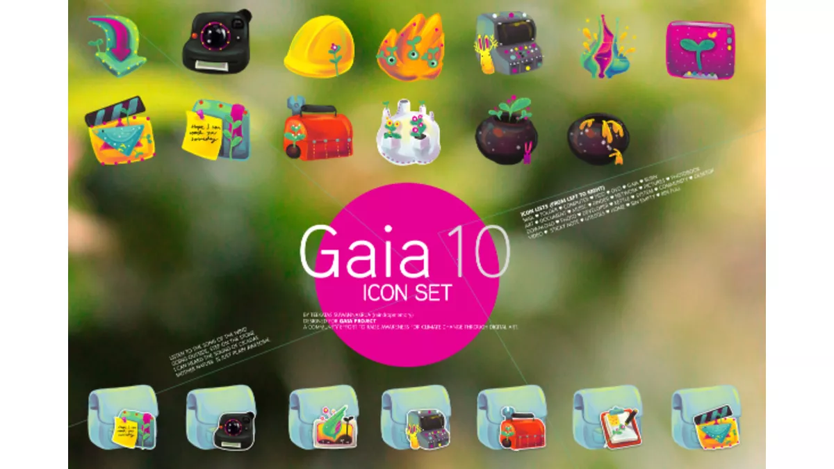 Gaia 10 Icons : des icônes colorés pour personnaliser son PC