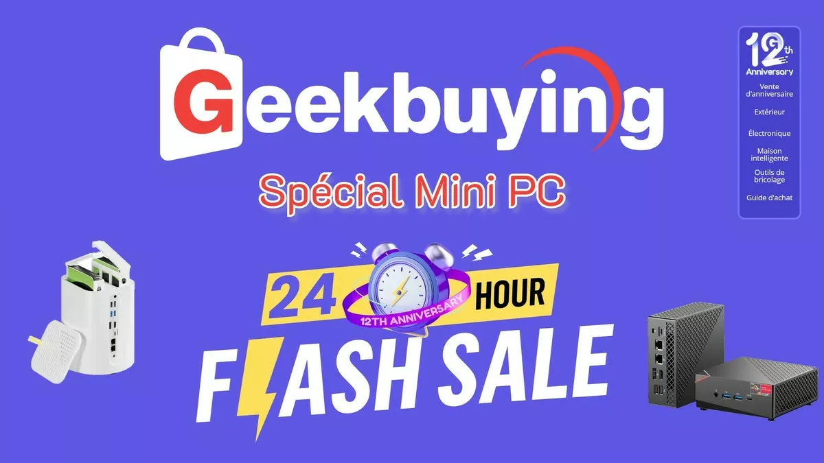 Bons plans minis PC : modèles AOOSTAR à prix réduit pour l'anniversaire Geekbuying